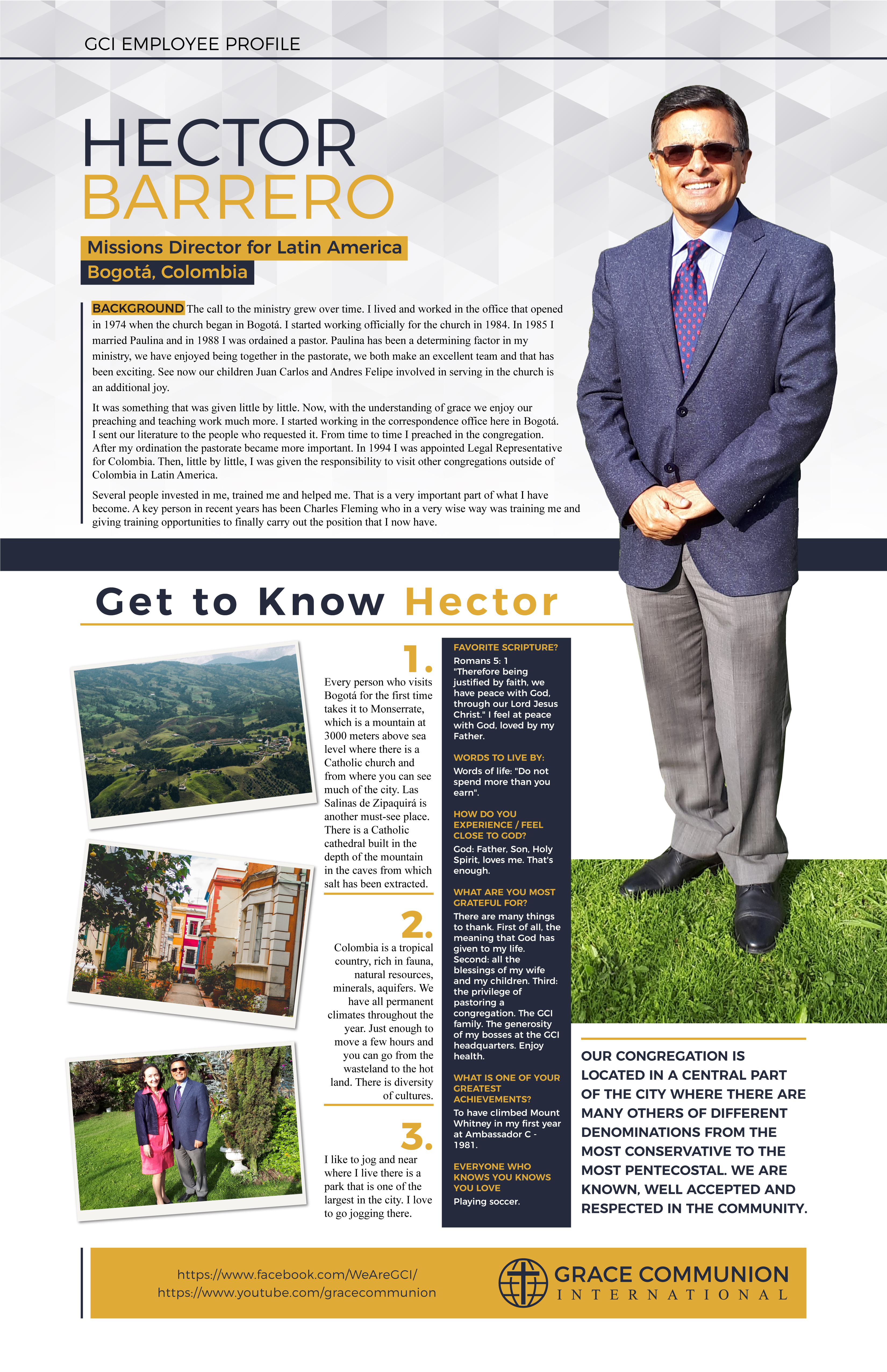 GCI Member Profile - Hector Barrero | Grace Communion International ...