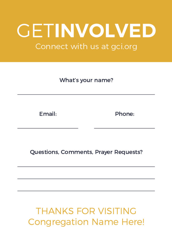 Local Branding | Grace Communion International Resources