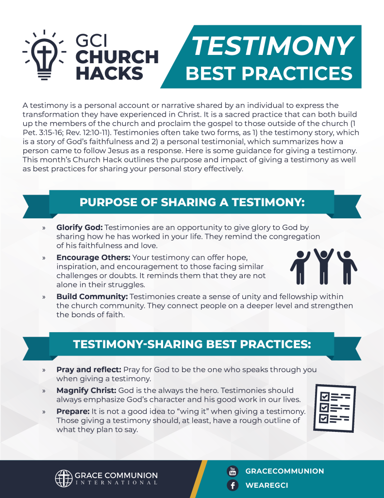 2023-CH12-Testimony Best Practices | Grace Communion International ...